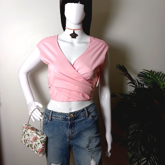 Tops | 10 Cotton Wrapped Top | Poshmark